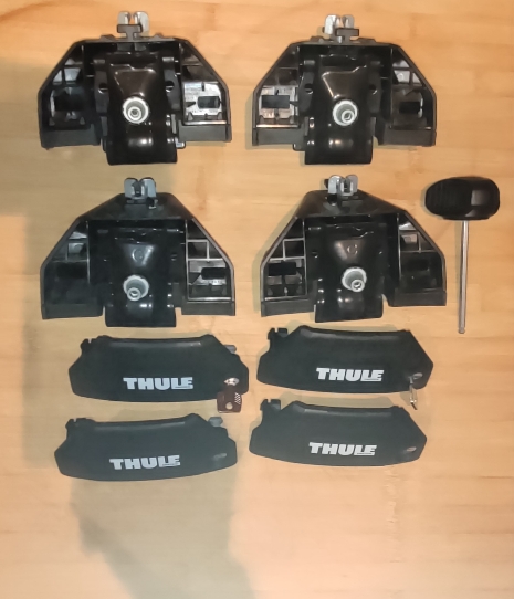 Thule Flush Rail Evo (710600) + Kit 186040 - Peugeot 3008, 5008 o DS7 ...