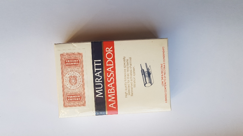 PACCHETTO DI 20 SIGARETTE "MURATTI AMBASSADOR" VINTAGE ANNI 70 DA ...